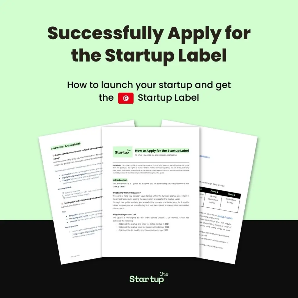 Launch Your Startup and Get the Startup Label - Bakchich Store