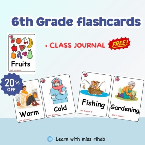6th grade flashcards