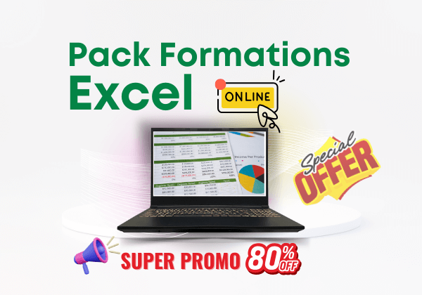 Booste ta carrière en maîtrisant Excel - Super Pack Promo - Bakchich Store